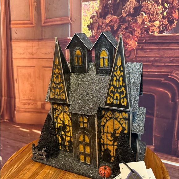 Halloween | Holiday | Putz Gothic Witch Halloween House Coven Cottage ...